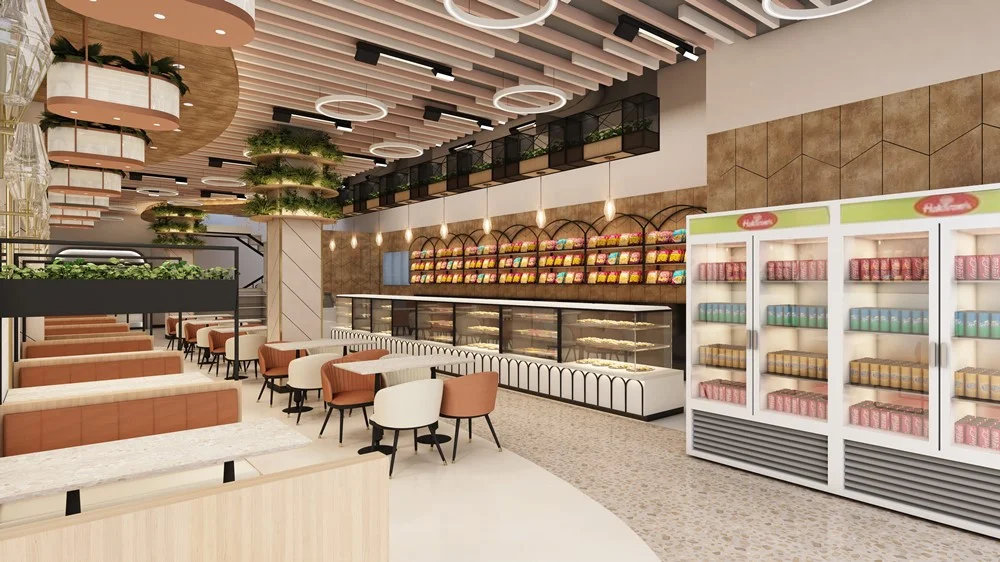 Haldiram Paras Trade Centre - Restaurant & Retail Architecture